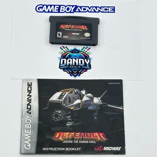 Defender GBA W/ Manual - Tested (Nintendo Game Boy Advance, 2002 ...
