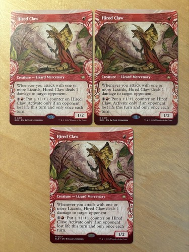 MTG Magic the Gathering 1x Hired Claw Showcase Bloomburrow NM | eBay