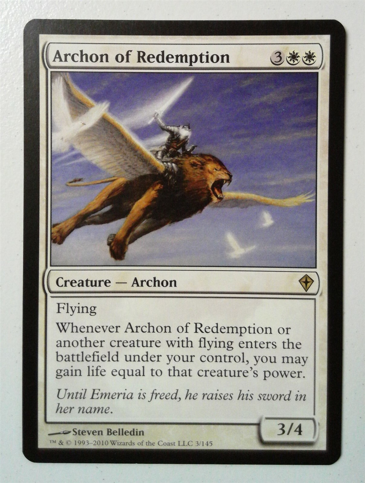Archon of Redemption *Rare* Magic MtG x1 Worldwake SP | eBay