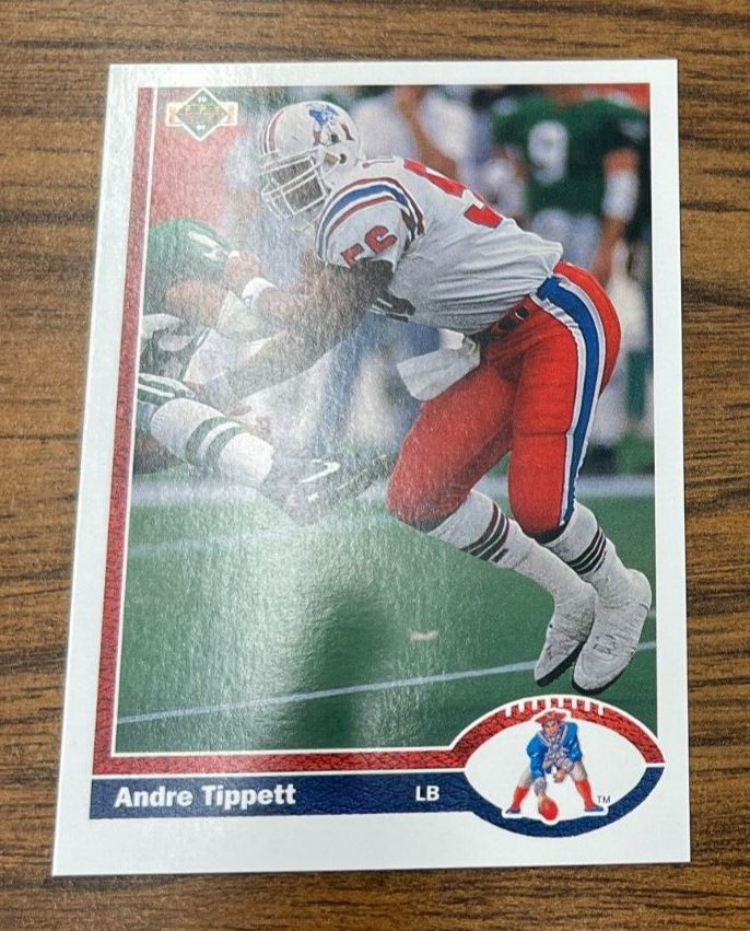 1991 Upper Deck Card # 354 Andre Tippett - New England Patriots | eBay