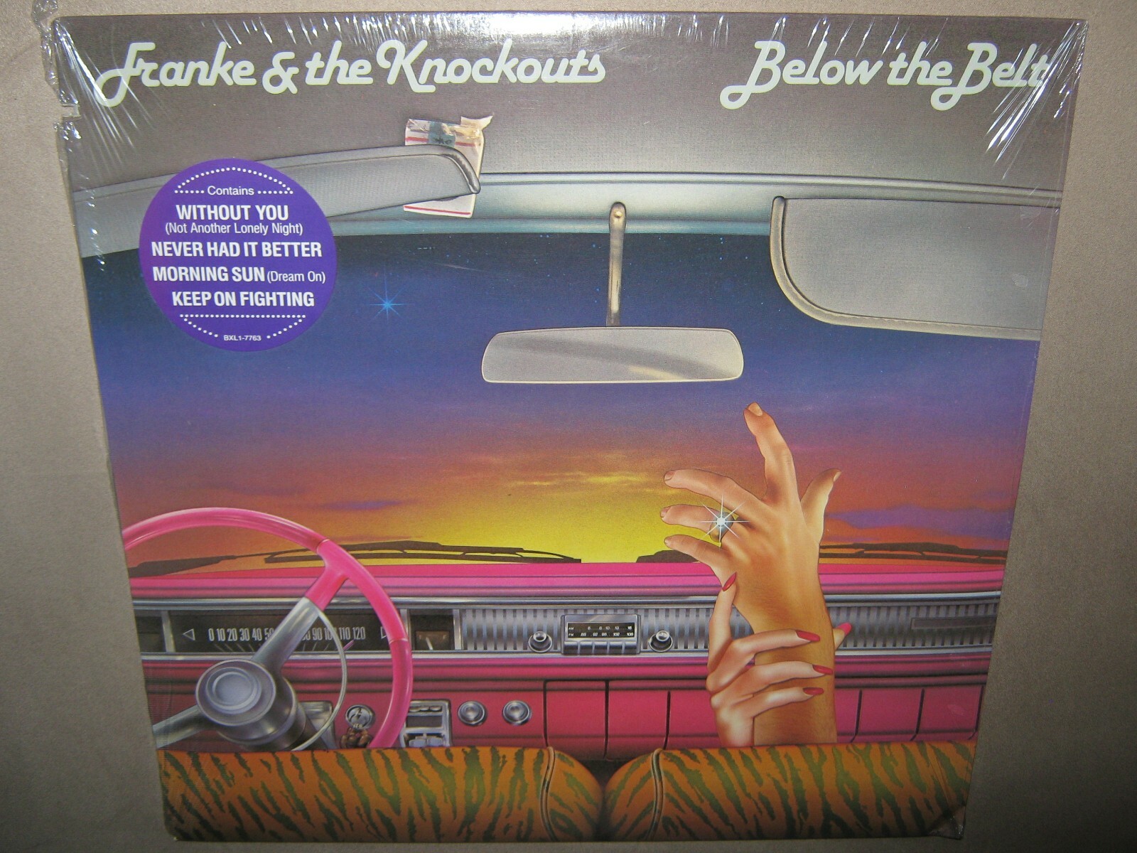 FRANKE Previte & KNOCKOUTS Below The Belt SEALED Vinyl LP 1982 BXL1 ...