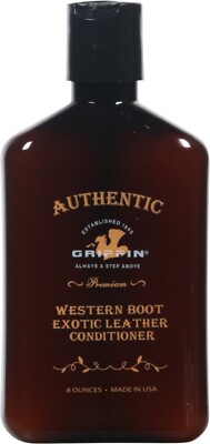 GRIFFIN Western Boot Exotic Leather Conditioner - Premium Leather | eBay