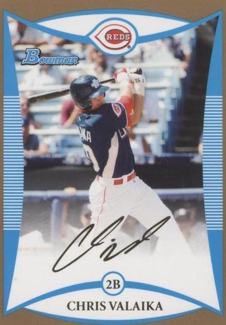 2008 Bowman Draft Picks & Prospects - Prospects Chris Valaika #BDPP109 ...