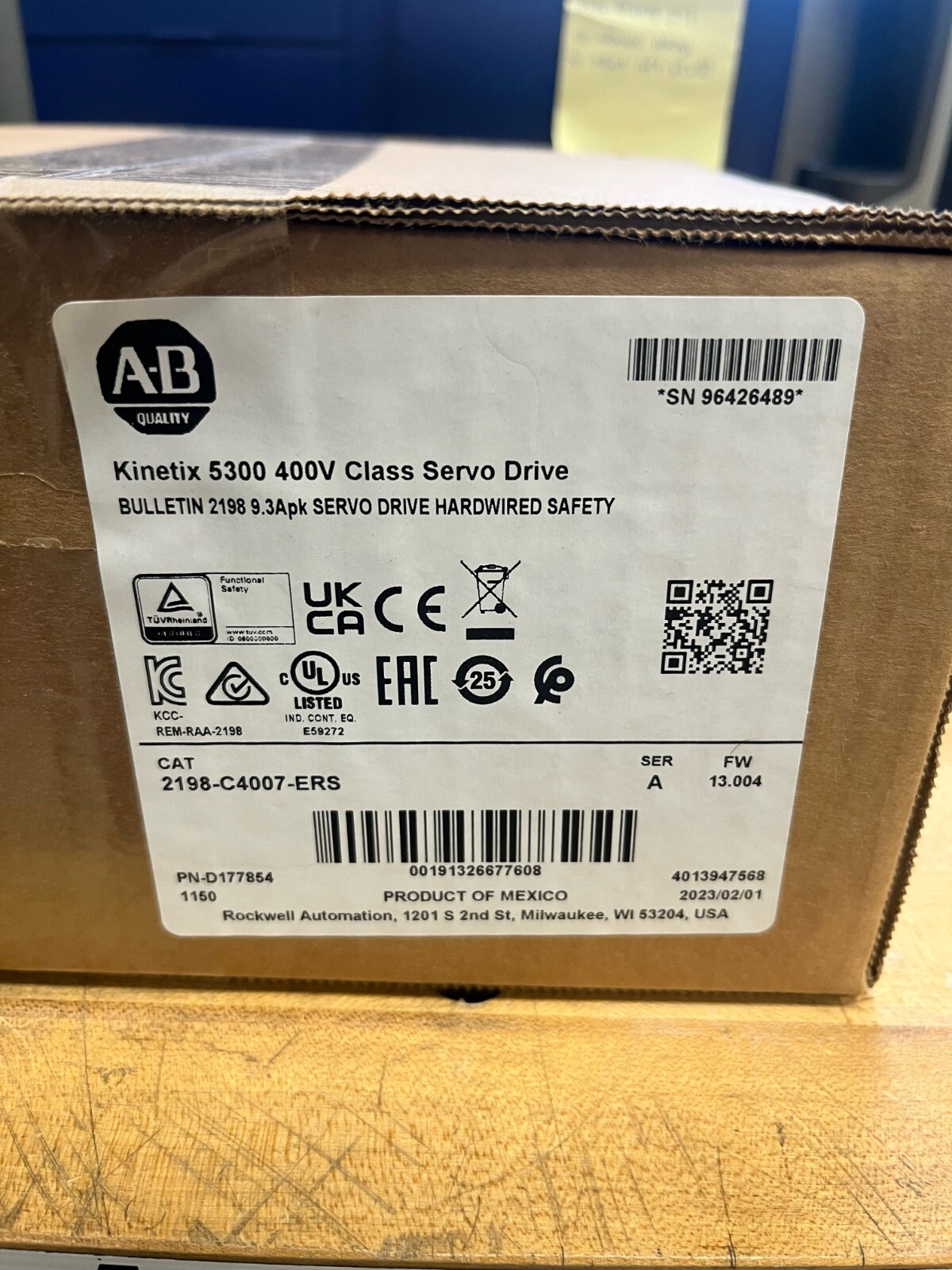 Allen-Bradley Kinetix 5300 2198-C4007-ERS Servo Drive for sale online ...