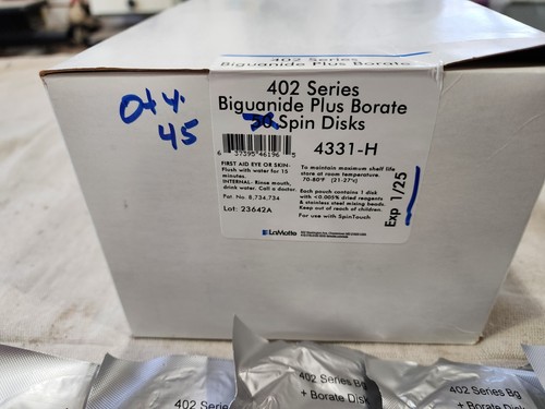 SpinDisk™ Reagent Cartridge Series 402 Biguanide Plus Borate 4331-H EXP ...