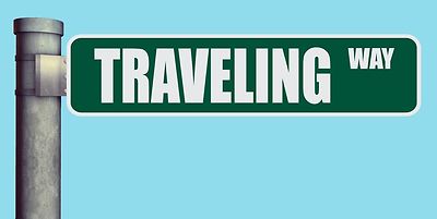 TRAVELING WAY STREET SIGN HEAVY DUTY ALUMINUM ROAD SIGN 17" x 4" | eBay
