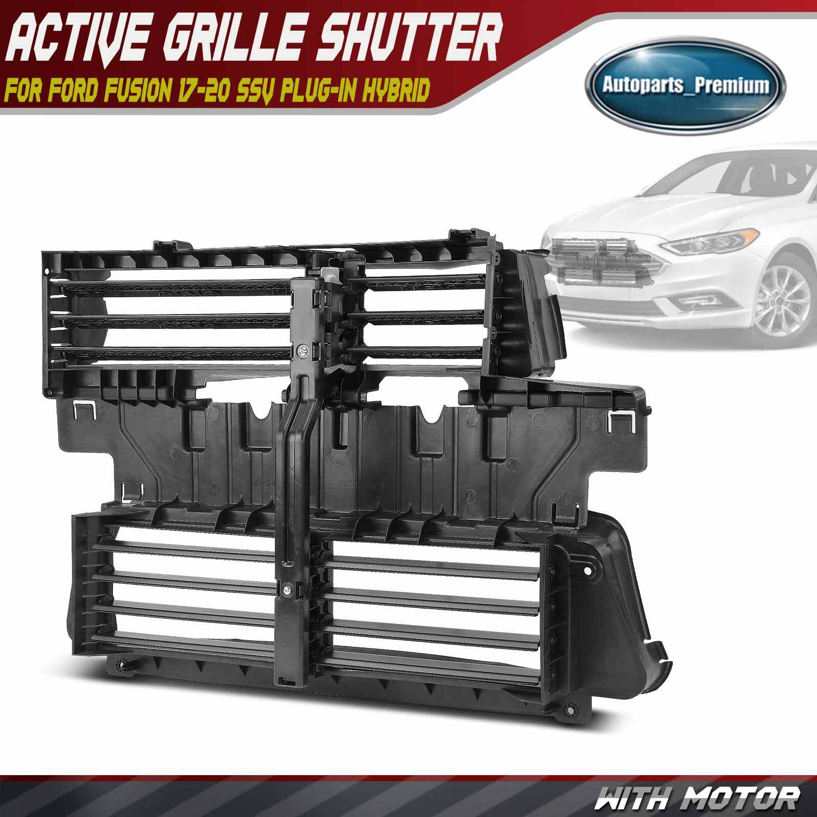 Active Grille Shutter w/ Motor Assembly for Ford Fusion 17-20 SSV Plug ...