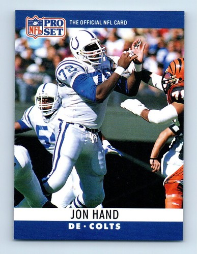 1990 Pro Set Jon Hand Indianapolis Colts #132 | eBay