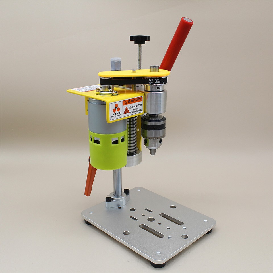 Mini Drill Press Portable Benchtop Driller DIY High Precision Drilling ...