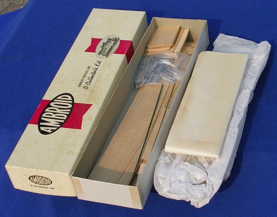 Ambroid Heritage 0-24 Payroll Car Kit MINT/Box 1960s | eBay