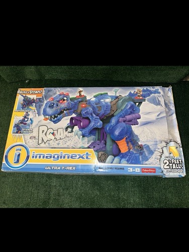 ** BRAND NEW ** SEALED Fisher Price Imaginext Ice Blue Ultra T-Rex ...