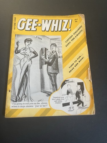 GEE-WHIZ MAGAZINE JULY 1958 | eBay