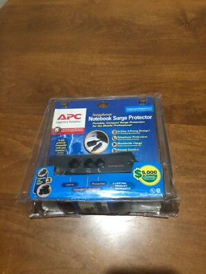 APC SurgeArrest Notebook Surge Protector Notebook Pro3 In-Line 3 Prong ...