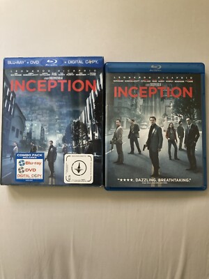 Inception (Blu-ray + DVD + Digital Copy, 2010, 2-Disc Set) 883929106646 ...