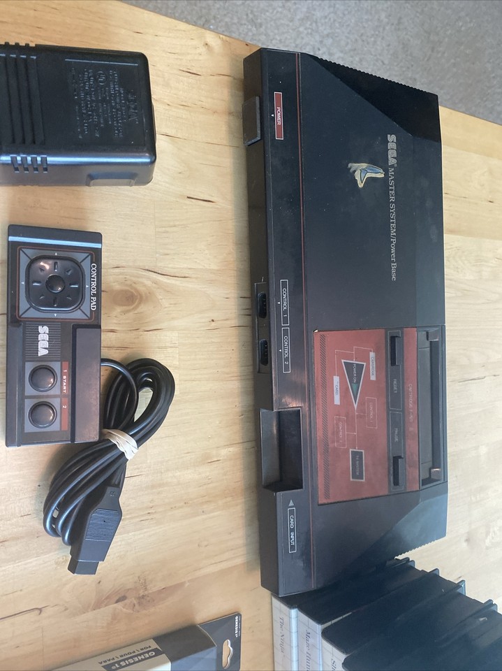SEGA Master System Video Game Console Tested! + 8 Games!! | eBay