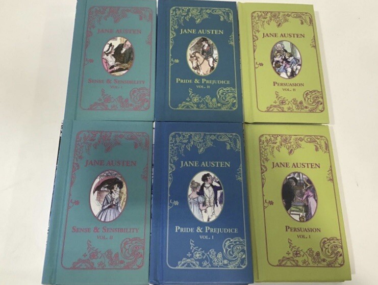 Jane Austen Miniature Library 12 Mini Book Set Out of Print Box Set ...