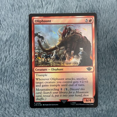 Oliphaunt Foil #0139 MTG The Lord of the Rings LOTR NM Mint | eBay