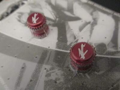 Valter Moto Billet Aluminum Motorcycle Valve Stem Caps - Red | eBay