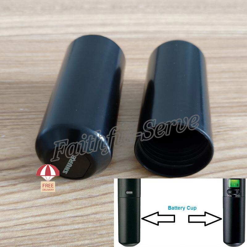 2PCS For Shure SM58 PG58 Wireless Microphones Mic Battery Cap Cup Cover ...