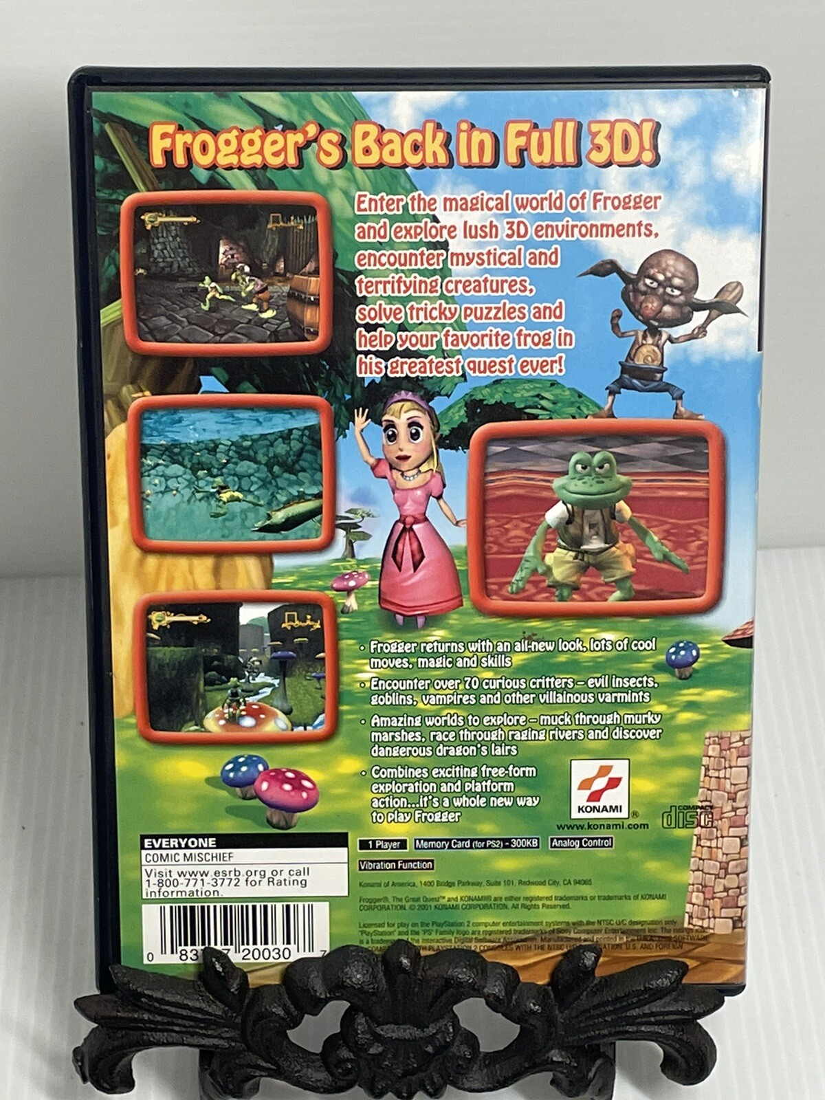 Frogger The Great Quest (Sony PS2 PlayStation 2) Complete W/ Manual CIB ...