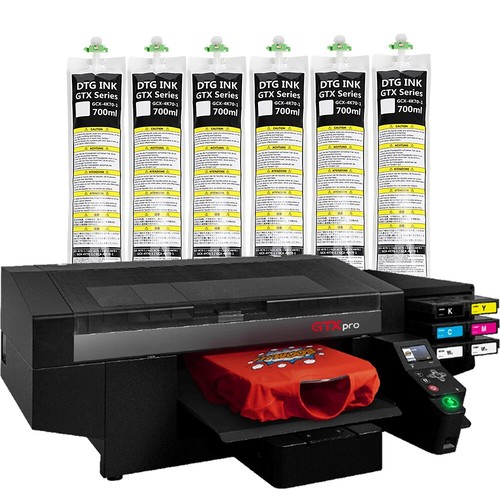 700ml Refill Ink Bag Ink Chip For Brother GTX Pro Printer 6pcs/set | eBay