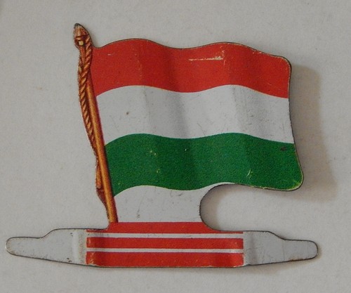 PLAQUE Drapeau métal HONGRIE Collection DRAPEAURAMA L'ALSACIENNE ...