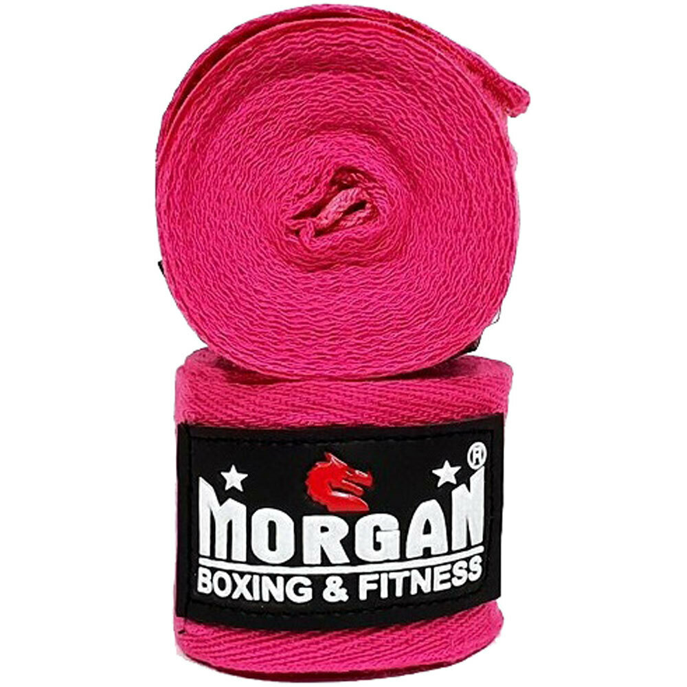 NEW Morgan Sports Fluro Pink 4m Cotton Boxing Hand Wraps | eBay Australia