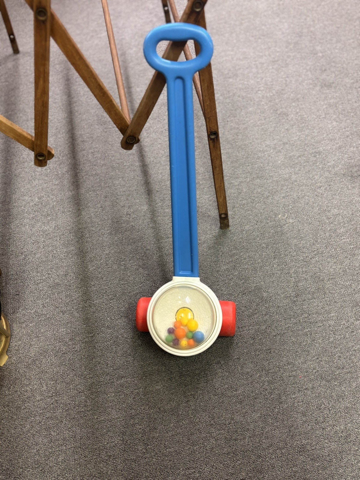 Vintage Fisher Price Pop Corn Popper Toddler Push Toy | eBay