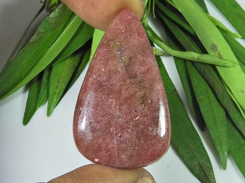 24X41X05MM Natural Red Rhodonite Quartz Pear Cabochon Loose Gemstone | eBay