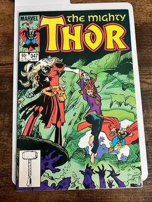 Marvel The Mighty Thor #347 Sept 60¢ Walt Simonson Beta Ray Bill Vs ...