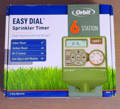 Orbit 28966 6-Station Indoor Irrigation Timer 46878289666| eBay