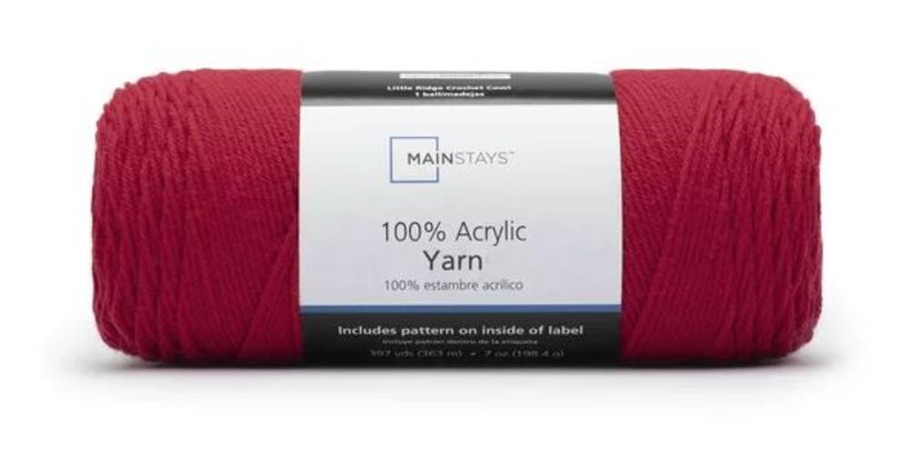 Mainstays Medium Acrylic Yarn, 397 yd Various Colors Price Per Skein ...