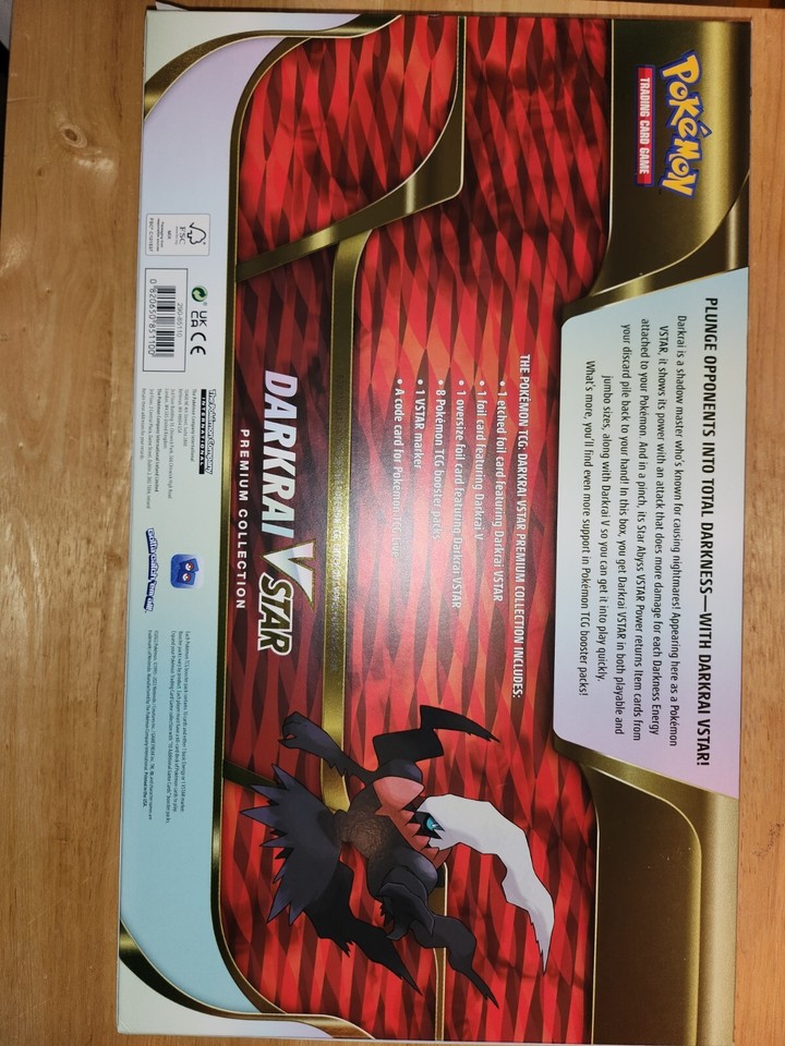 Pokemon TCG Darkrai VSTAR V Star Premium Collection Box |BRAND NEW ...