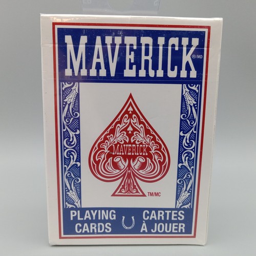 Maverick Playing Cards Standard Index BLUE 1 Deck Sealed US Playing ...