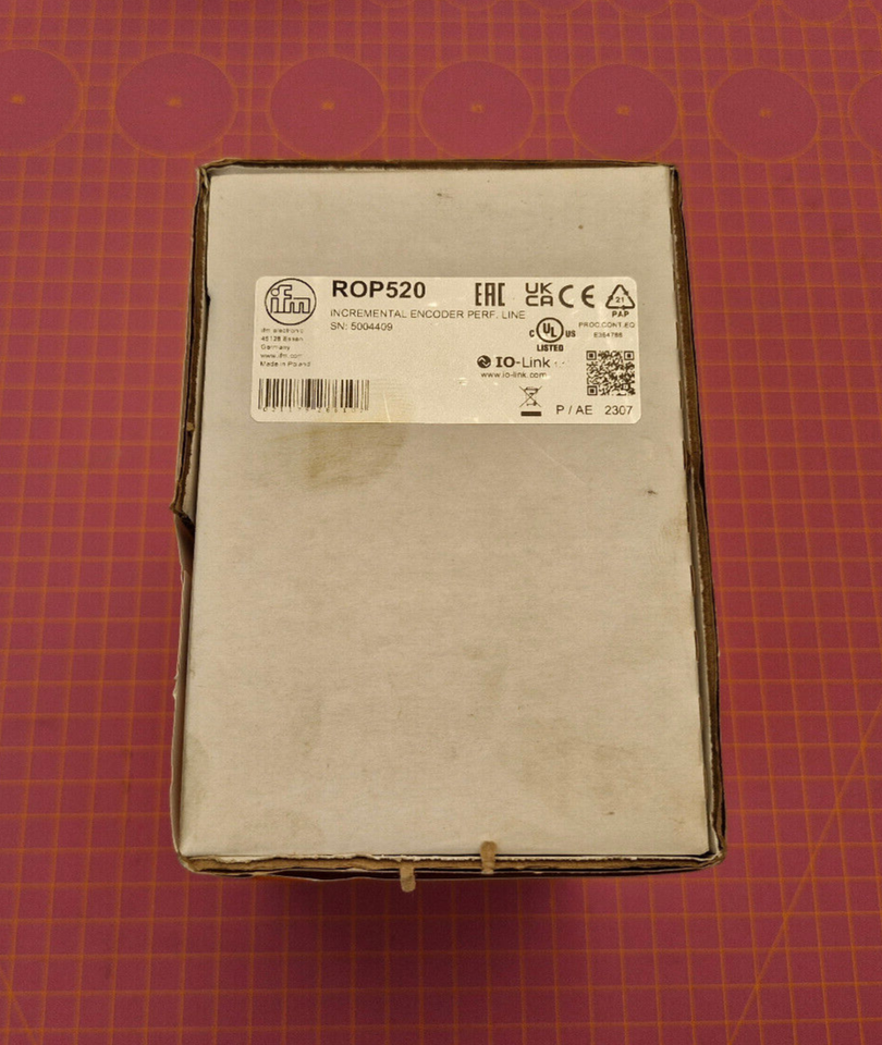 IFM Inkrementaler Drehgeber mit Display ROP520 Neu+OVP, 4021179286107 ...