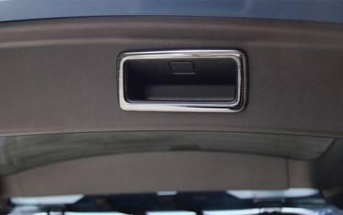 Black Titanium Tailgate Rear Door Switch Cover 1PC For Subaru Forester ...