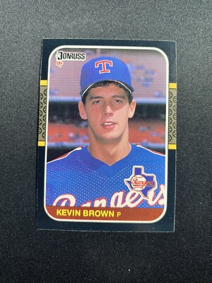 1987 Donruss #627 Kevin Brown Rookie Card RC Texas Rangers Baseball | eBay