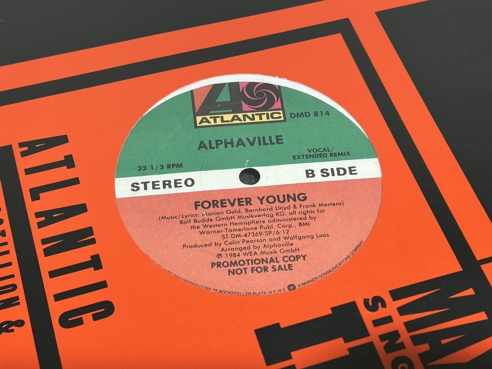 ALPHAVILLE 12" FOREVER YOUNG ~PROMO GREAT CONDITION~ | eBay