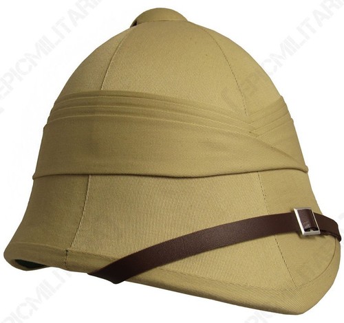 British Army Tropical Pith Helmet - Repro Explorer Rorke's Drift ...