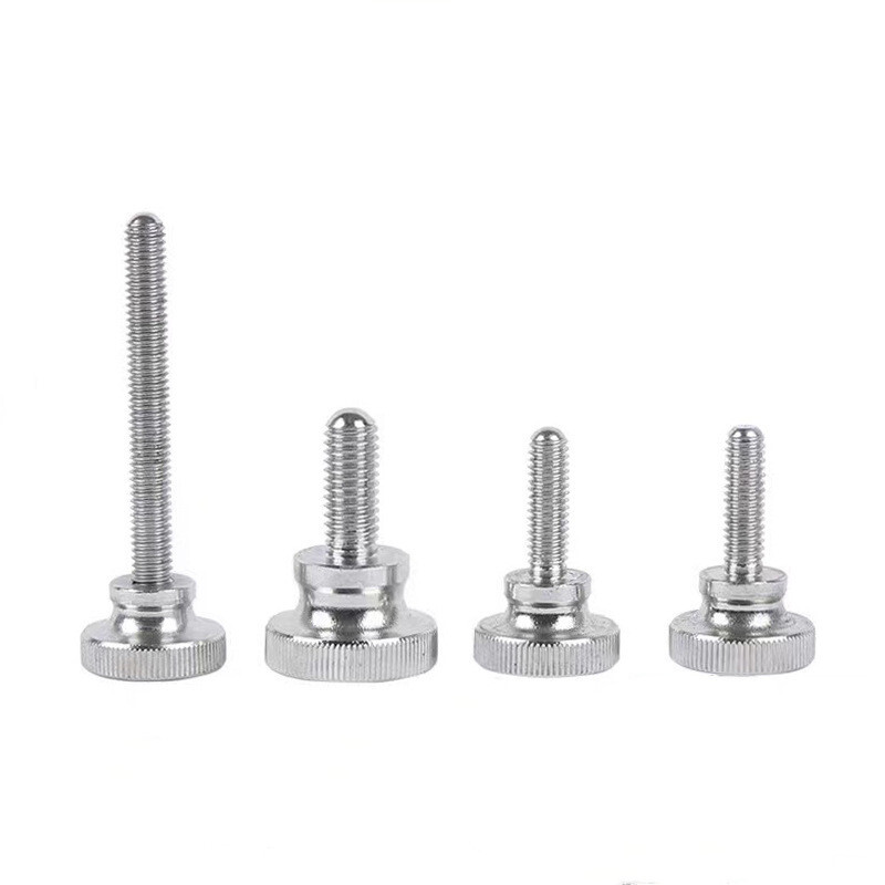 Stainless Steel Knurl Hand Tighten Thumb Screw Bolt Thumbscrew M2 M2.5 ...