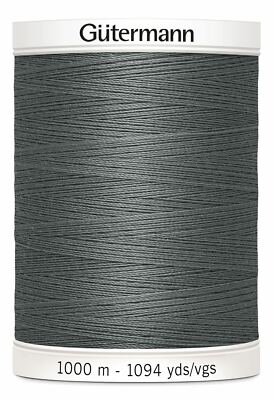 Gutermann Sew-all Thread 1000m, 100% Polyester, M292, Colour 701, GREY ...