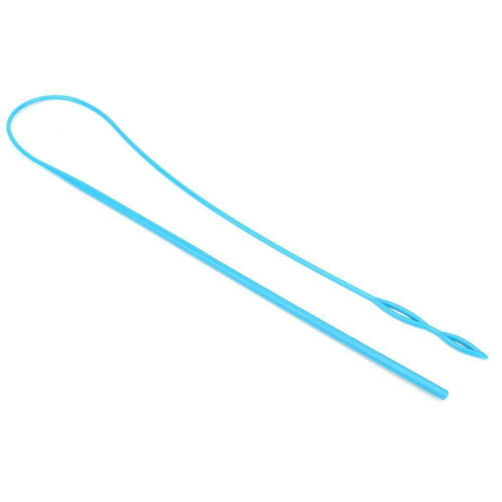 1x Plastic Elastic Belt Rope Drawstring Threader Threading Tool Sewing ...