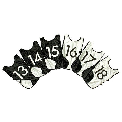 LVL10 Pro Sports Pinnies - Reversible Numbered Pinnies with Premium ...