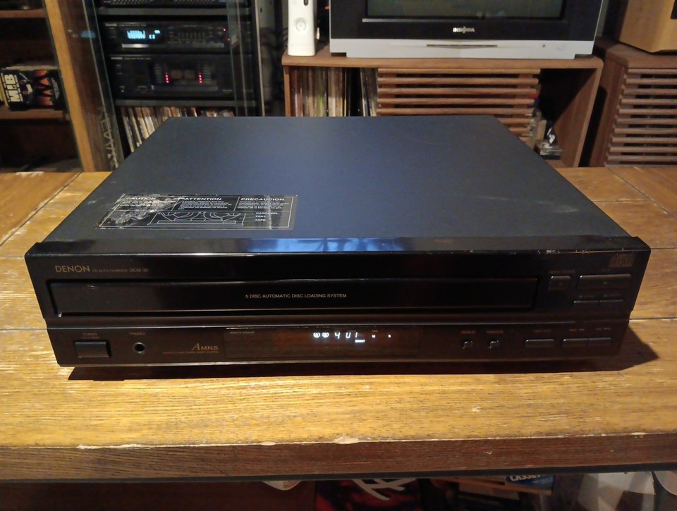 Vintage Denon DCM-30 5 Disc Changer CD Player Tested! HiFi Amns | eBay