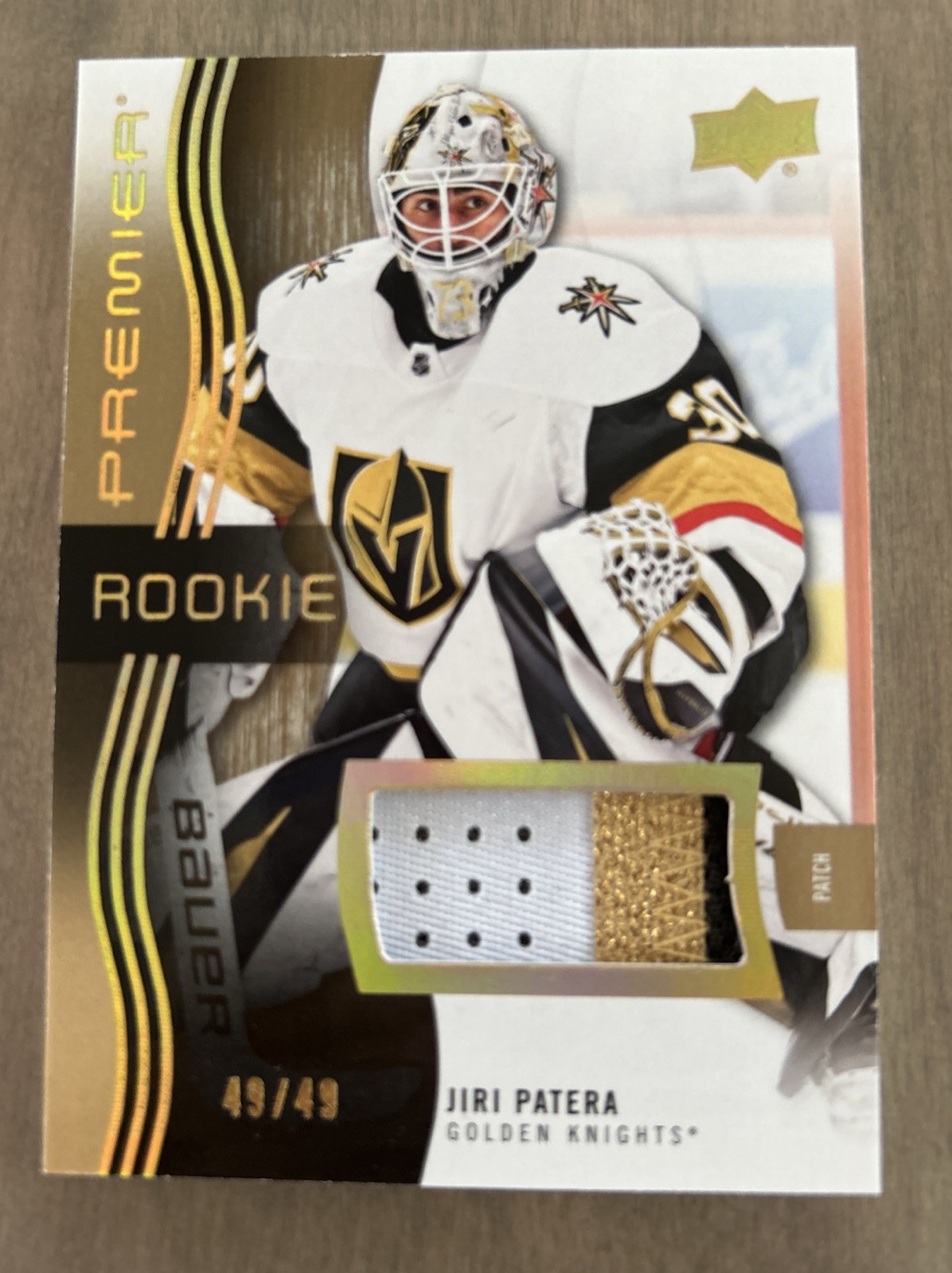 Upper Deck Premier 2023-24 Rookie Patch Mem Jiri Patera 49/49 = 1/1 | eBay