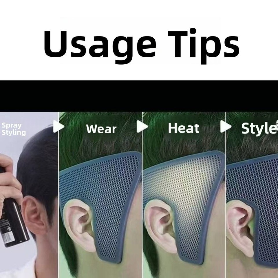 Anti-warping Down Perm Device Tame Side Hair Press Plate for Hair Style ...