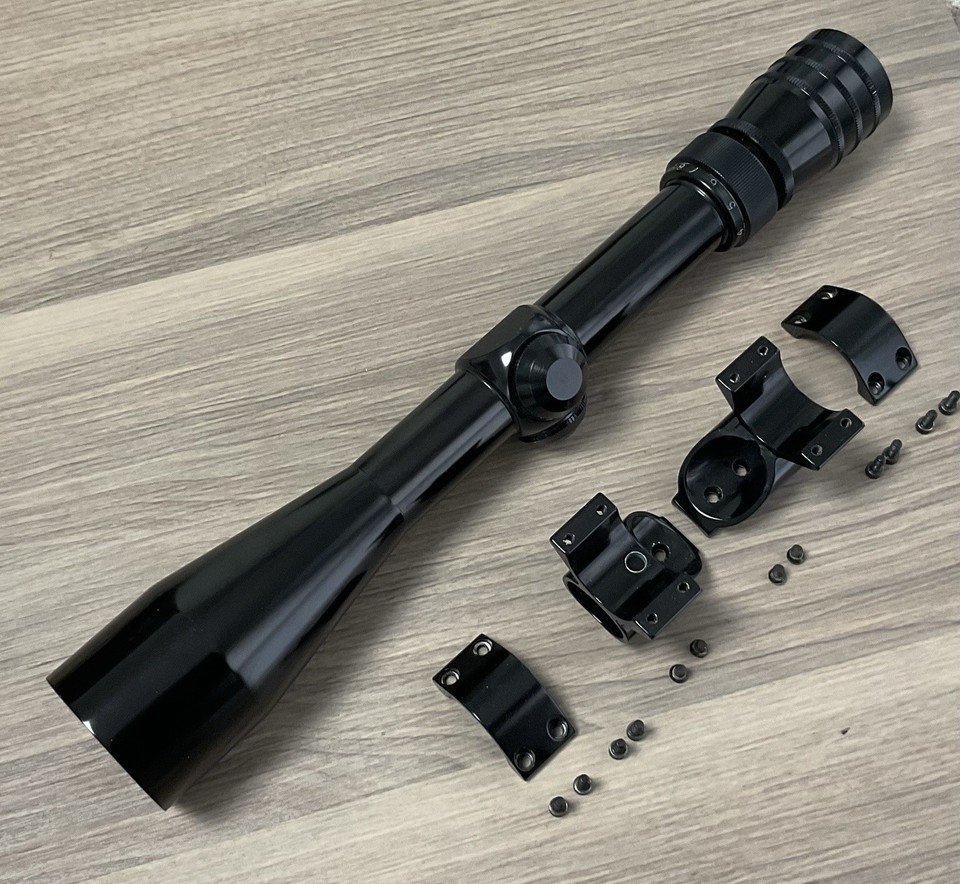 Vintage Redfield Tracker 3x 9x Scope With See Thru Rings | eBay