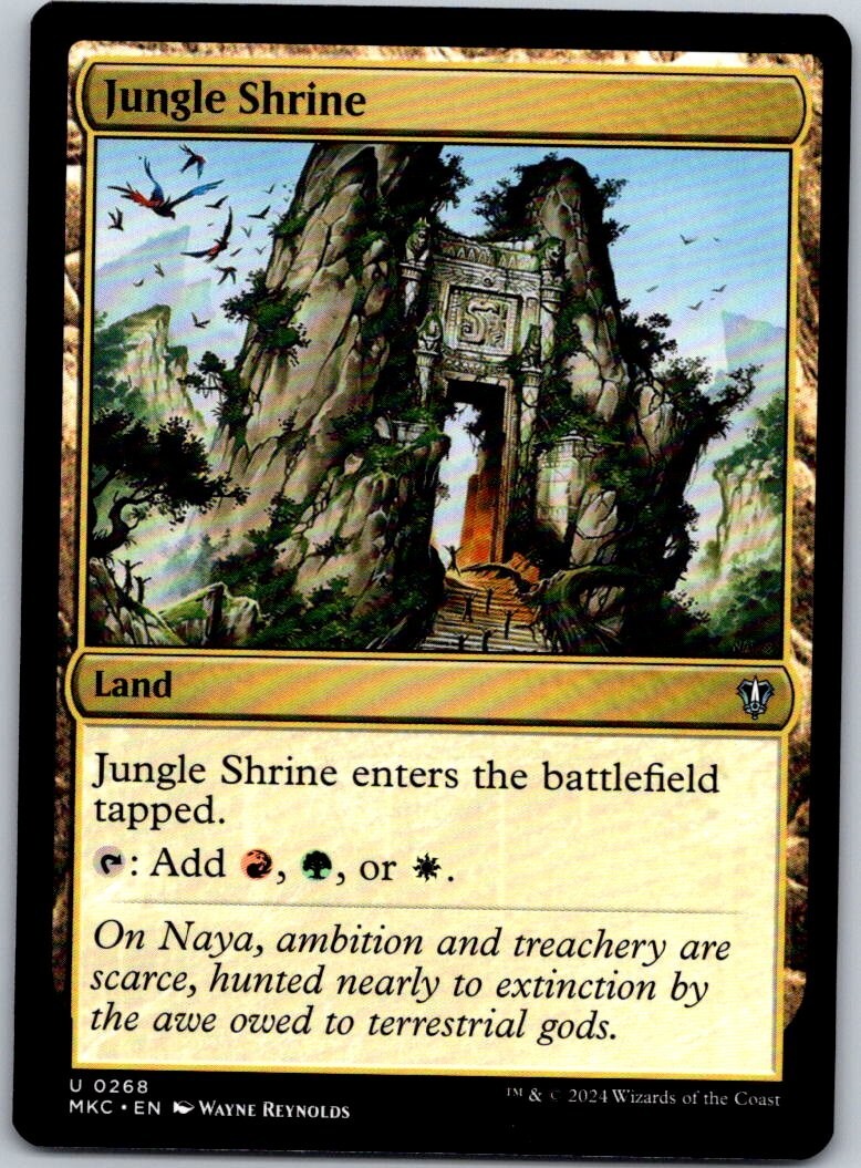 Magic the Gathering Jungle Shrine Murders at Karlov Manor Commander MTG ...