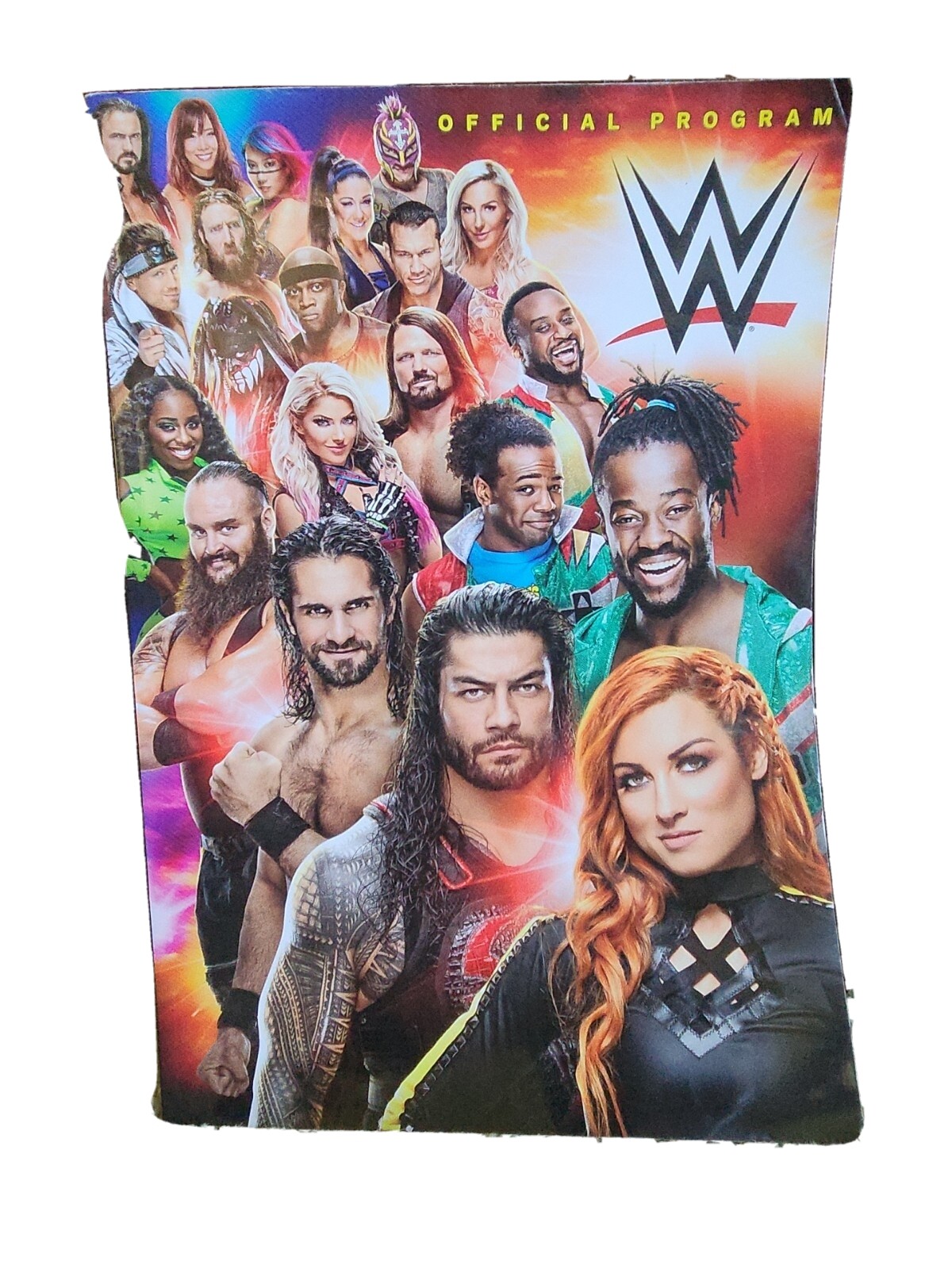 WWE Official Program 2019 Illustrated Paperback Magazine Wrestling ...