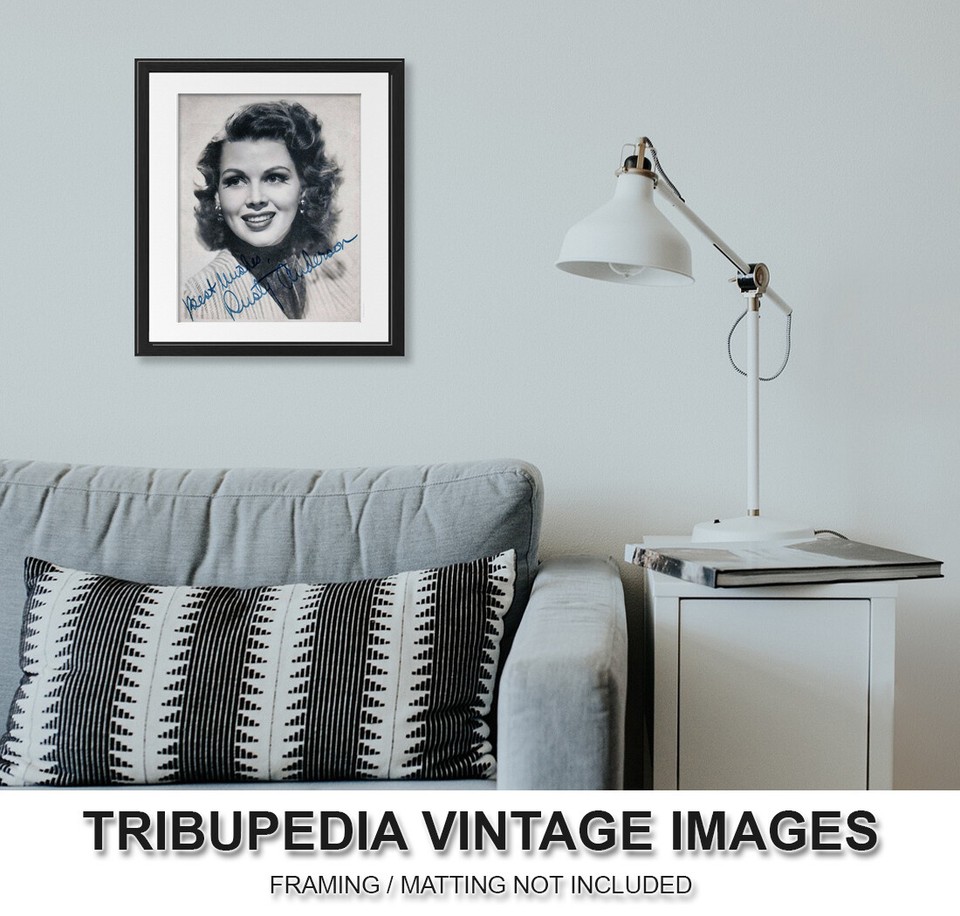 Vintage 1940s Photo - Beautiful Actress Dusty Anderson Autographed Best ...